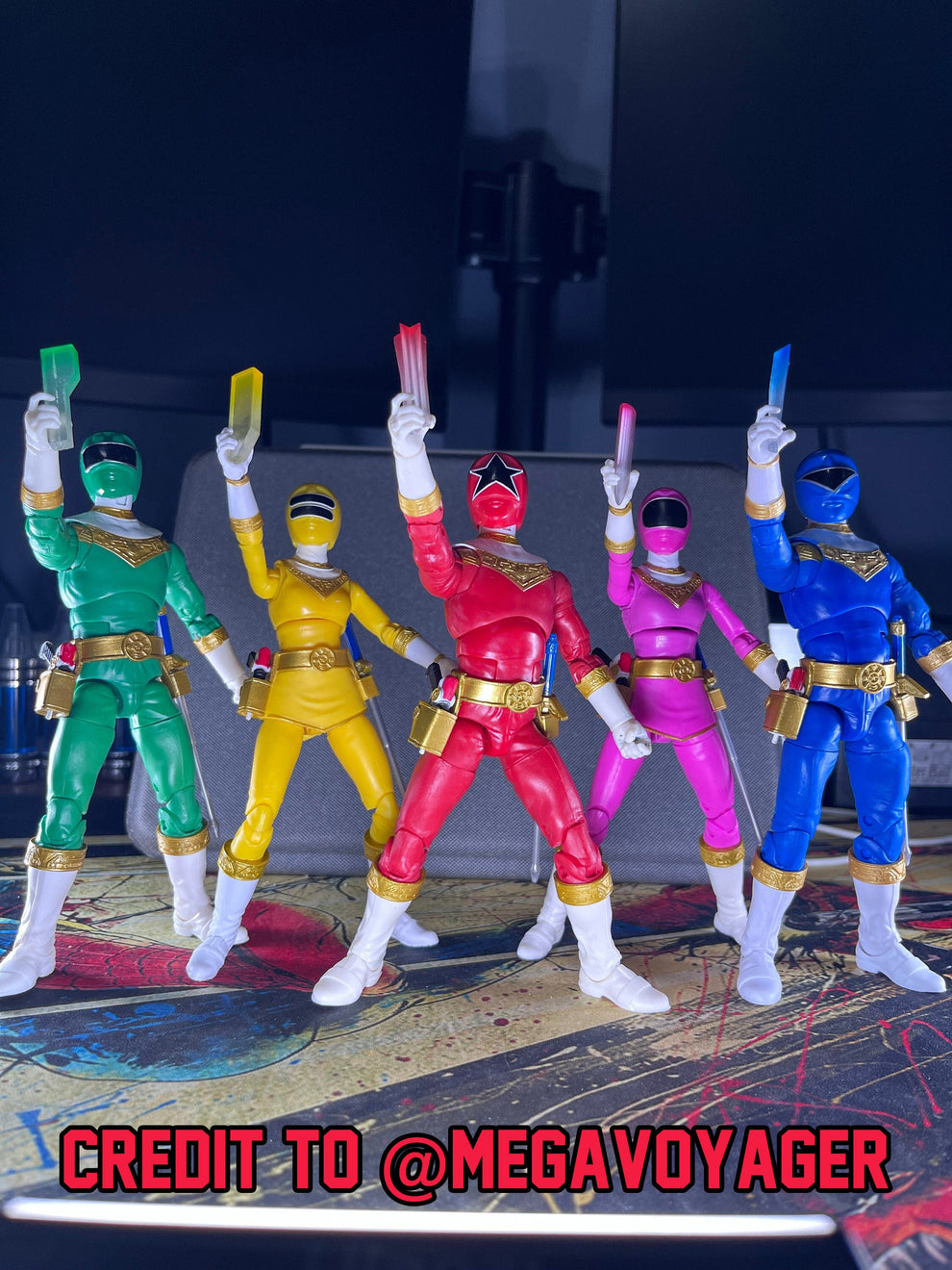 Power Rangers Zeo - Zeo Crystal - Lightning Collection Accessories ...