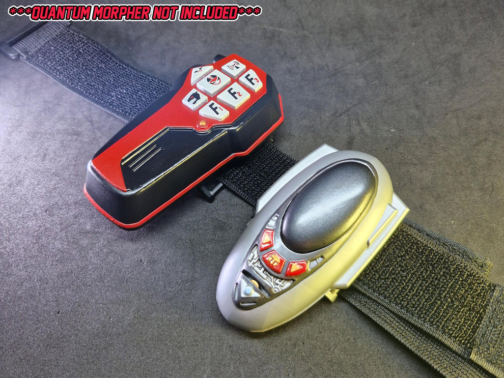 3D Printed & Painted Power Rangers Time Force Chrono Morpher / Timeran ...